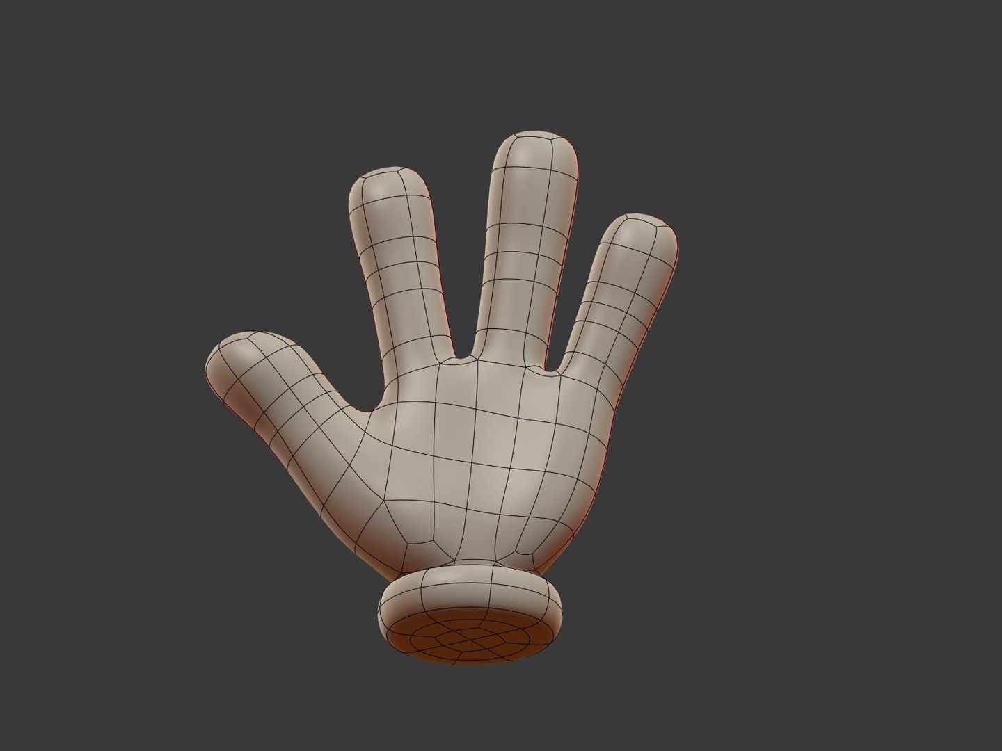 3D Cartoon Hand Model - TurboSquid 1409085
