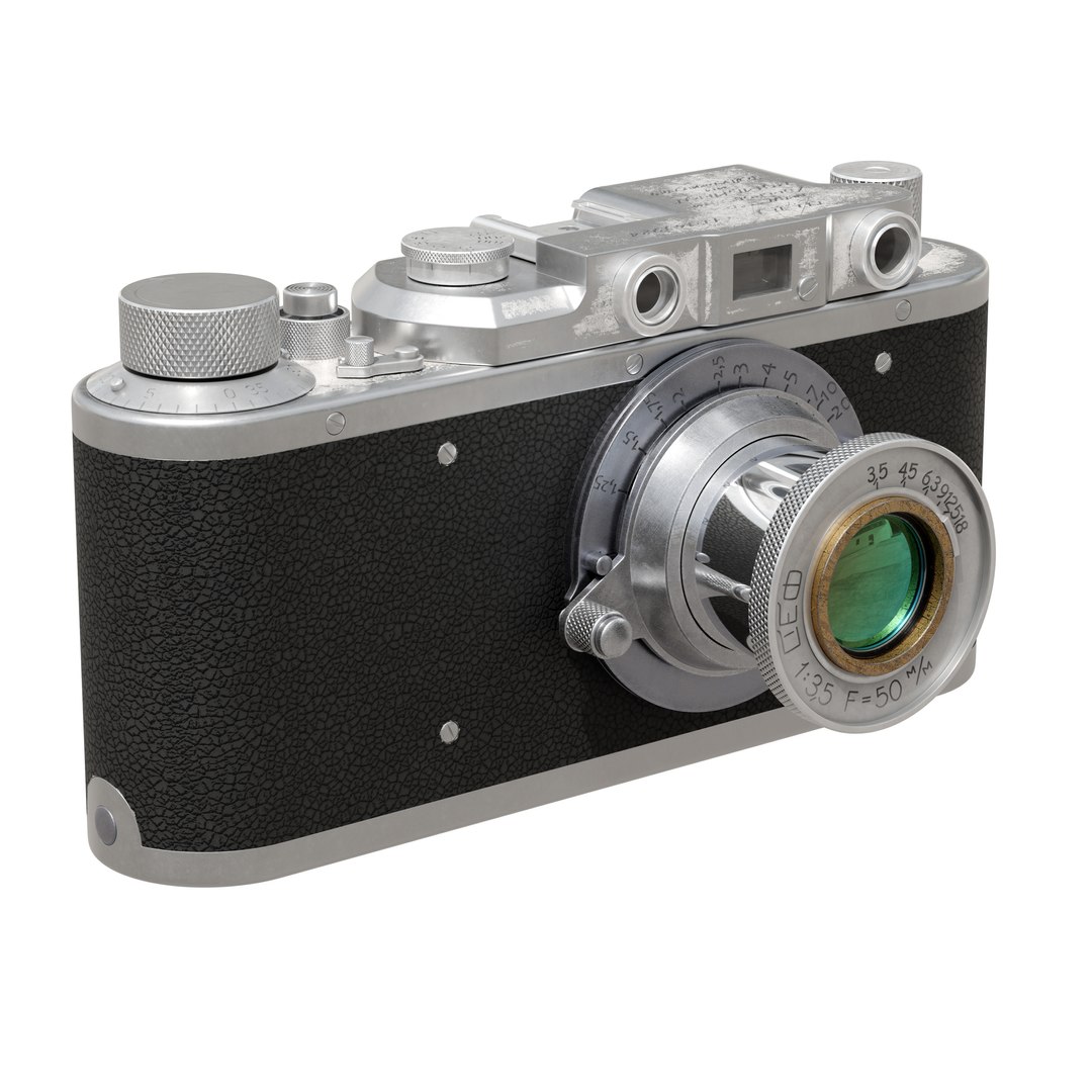 3D Soviet Camera FED Model - TurboSquid 2281312