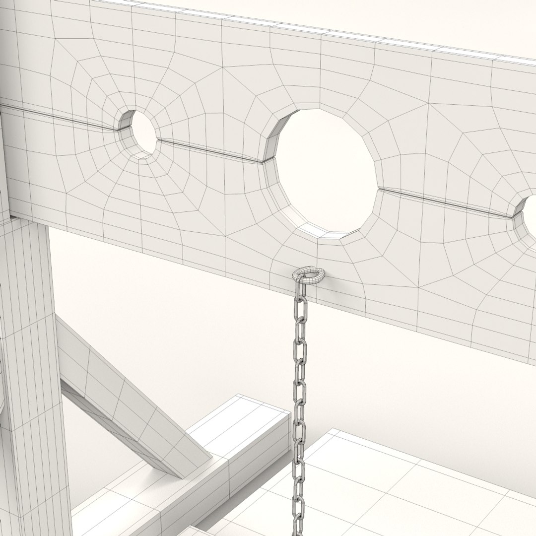 Vintage Stocks 3d Model