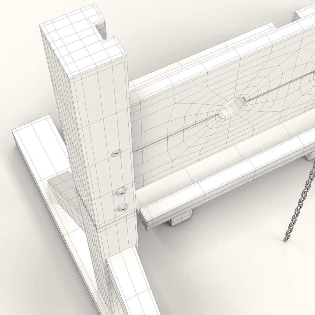 Vintage Stocks 3d Model