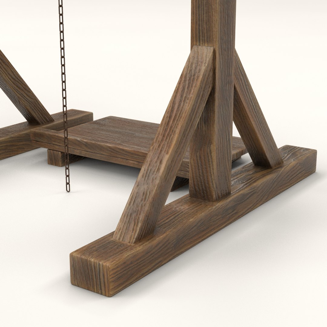 Vintage Stocks 3d Model