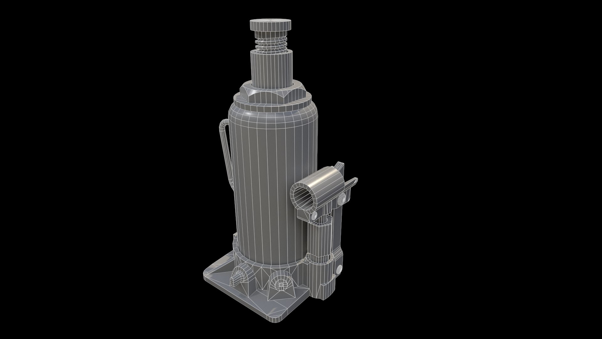 3D Hydraulic Jack Model - TurboSquid 2206369