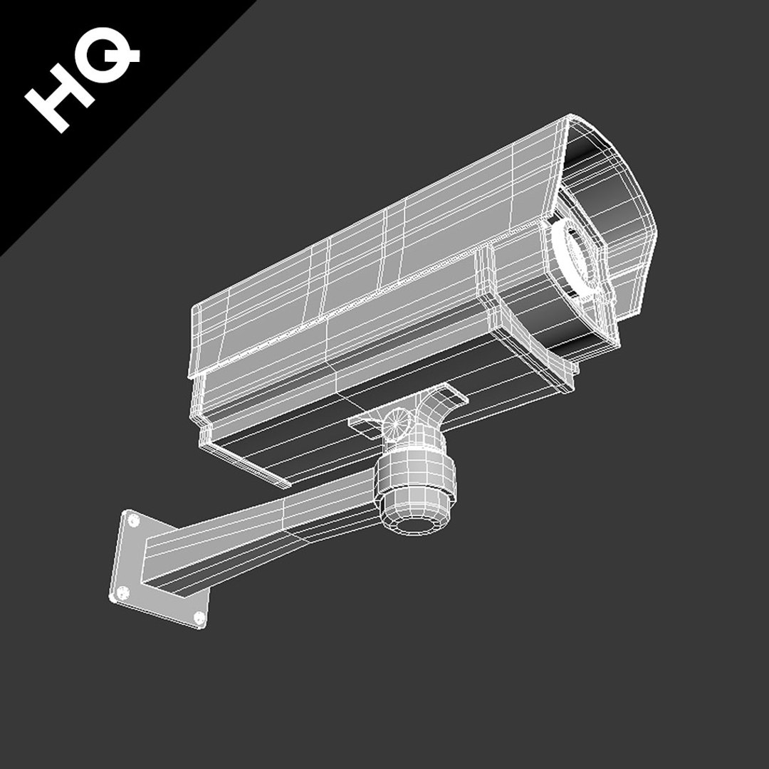 3d Model Security Camera