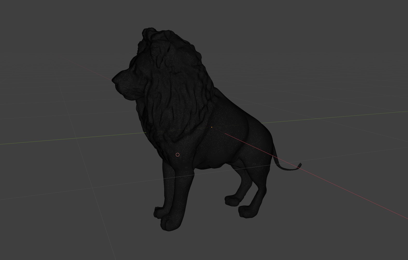 3D Lion Standing Model - TurboSquid 2261642