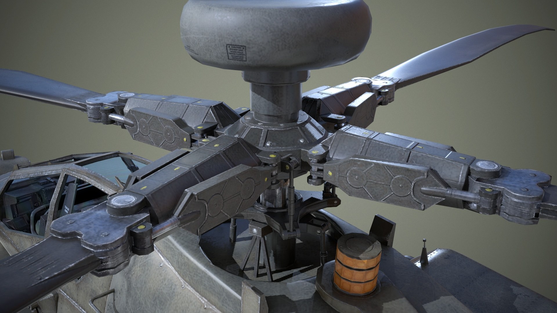 3D Ready Ah-64d Apache Longbow Model - TurboSquid 1391534