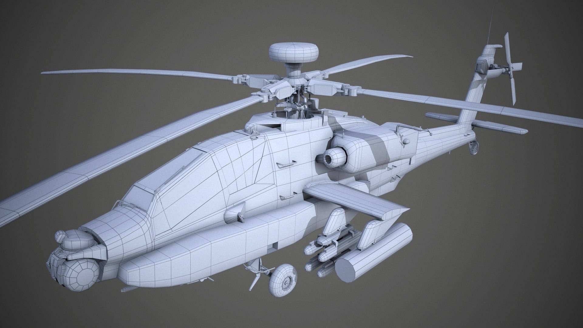 3D Ready Ah-64d Apache Longbow Model - TurboSquid 1391534