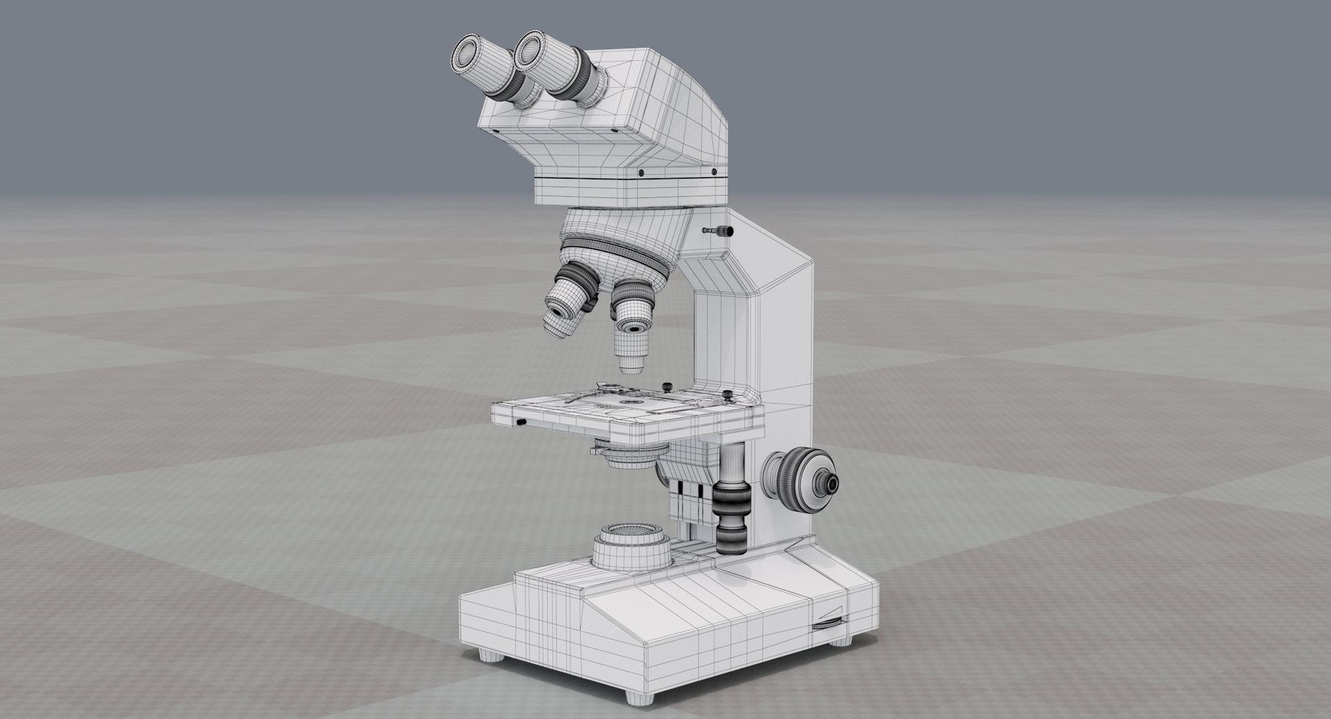 Microscope 3D Model - TurboSquid 1341706