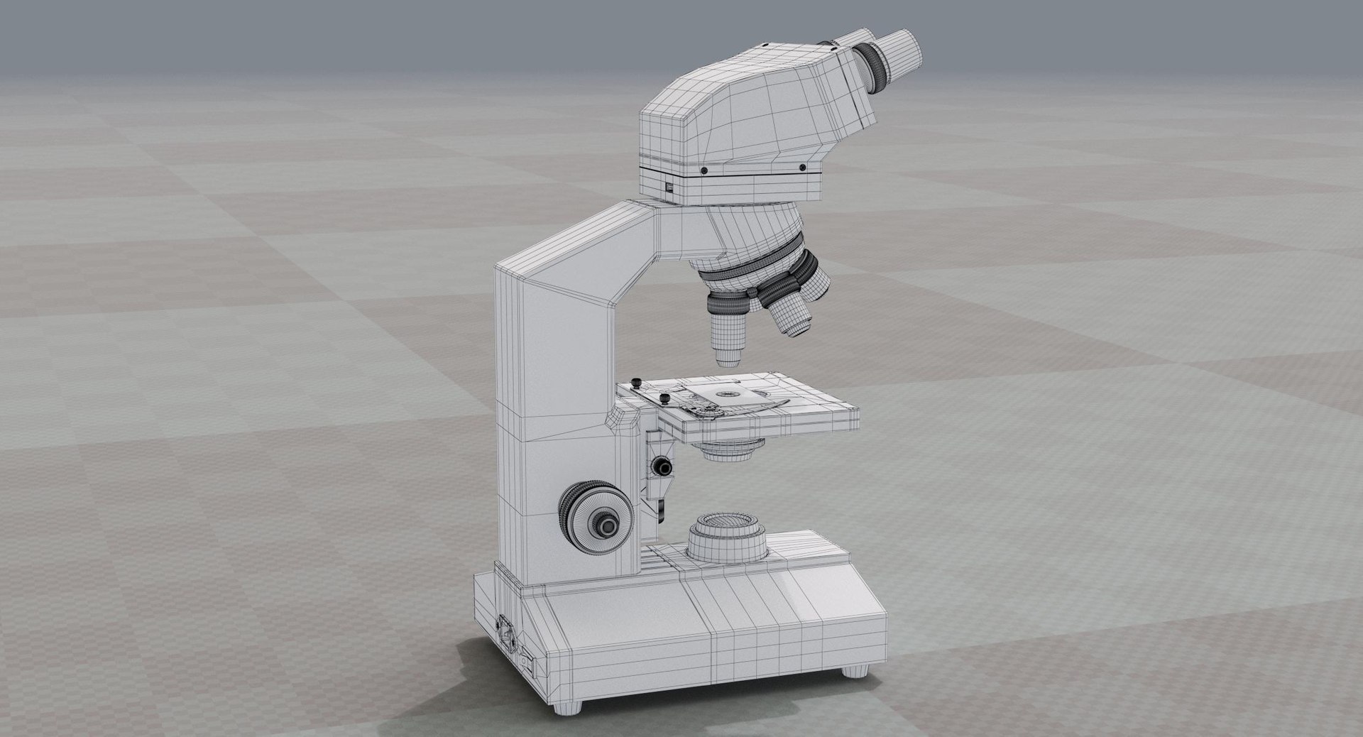 Microscope 3D Model - TurboSquid 1341706