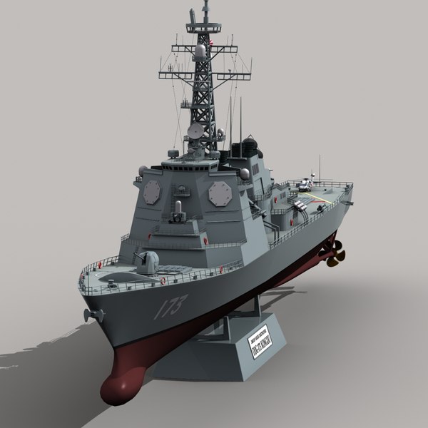 modelo 3d JMSDF DDG-173 Kongo - TurboSquid 731618