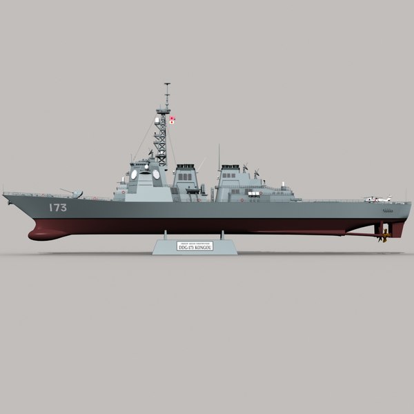 modelo 3d JMSDF DDG-173 Kongo - TurboSquid 731618