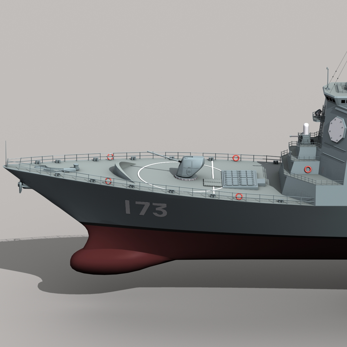 3d jmsdf ddg-173 kongo