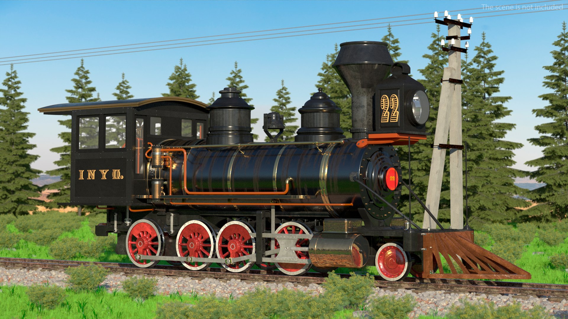 1860s Steam Locomotive 3D Model - TurboSquid 2148450