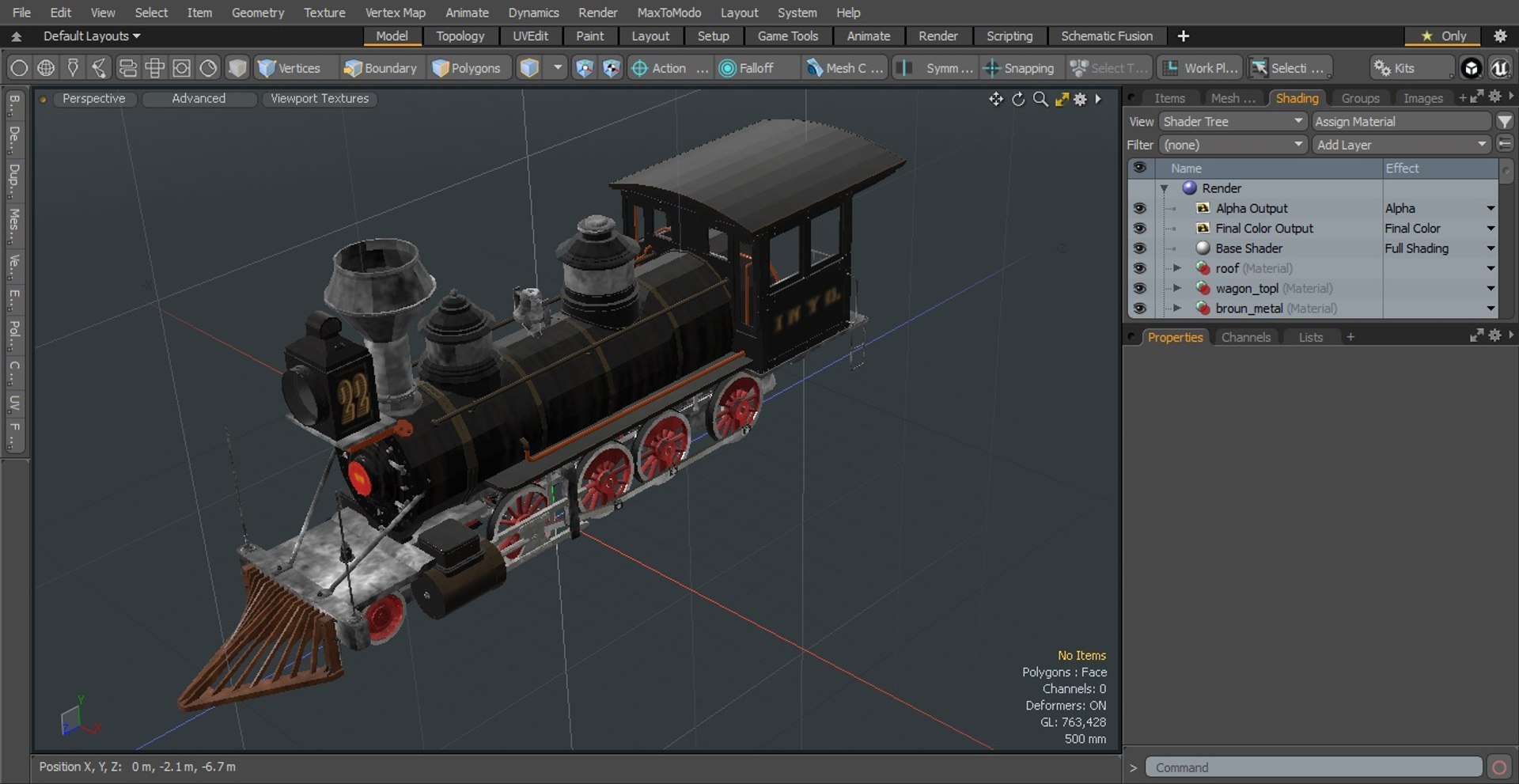 1860s Steam Locomotive 3D model - TurboSquid 2148450