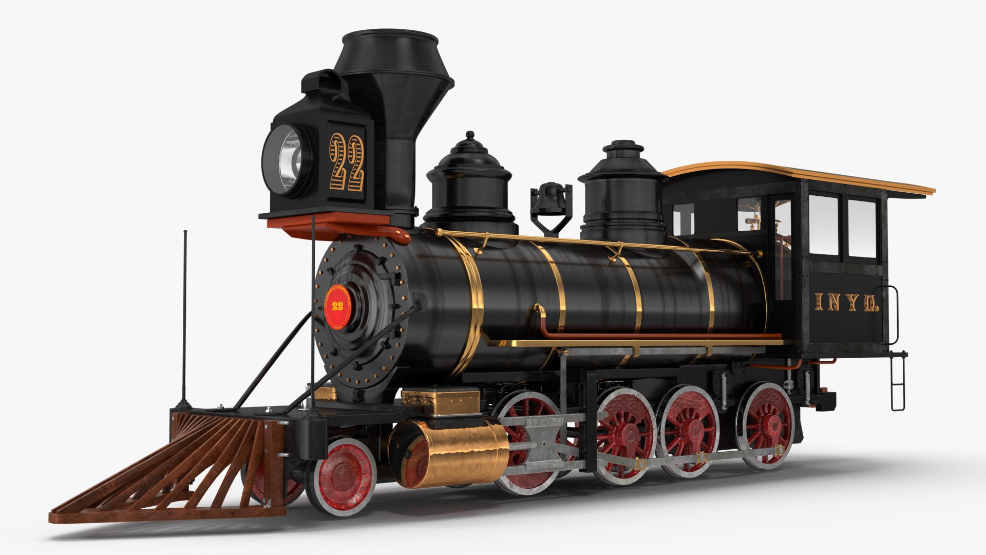 1860s Steam Locomotive 3D Model - TurboSquid 2148450