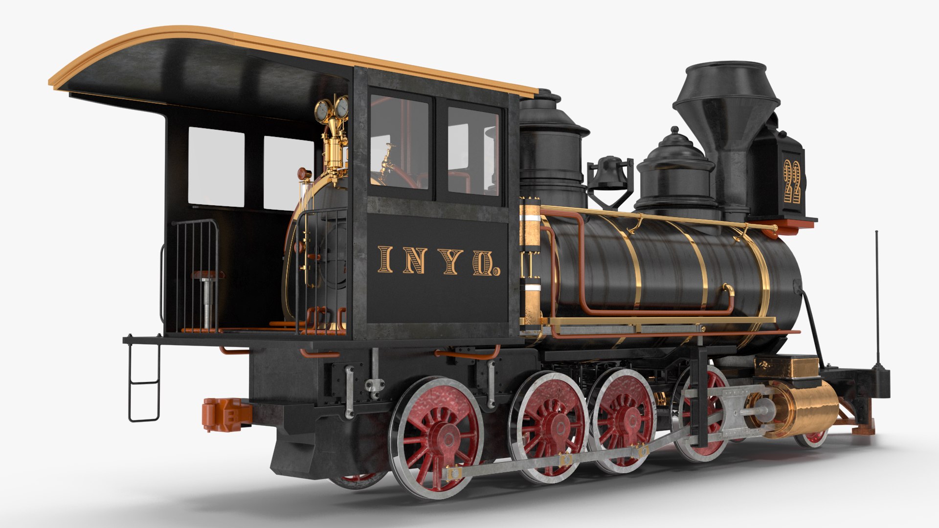 1860s Steam Locomotive 3D Model - TurboSquid 2148450