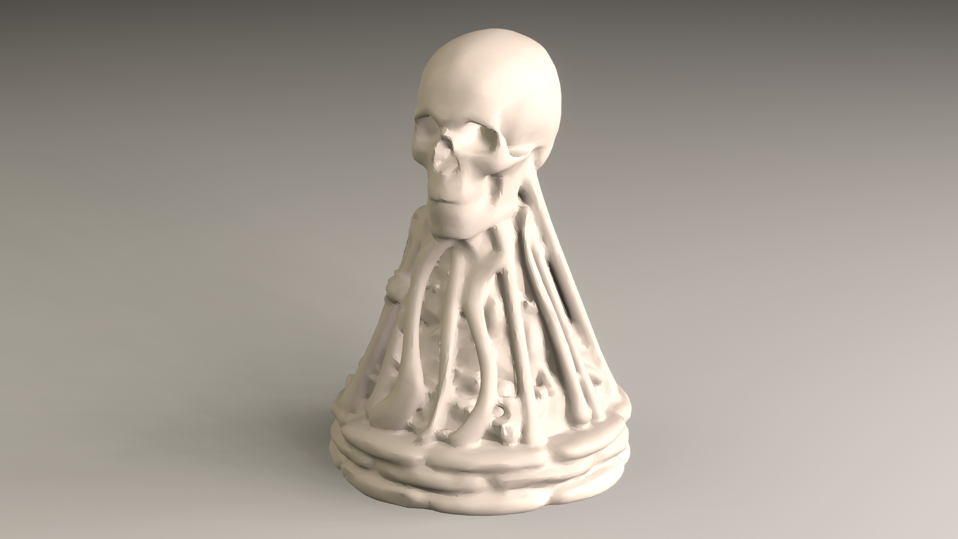 3D Skull Chess Complete Set Model - TurboSquid 1973200