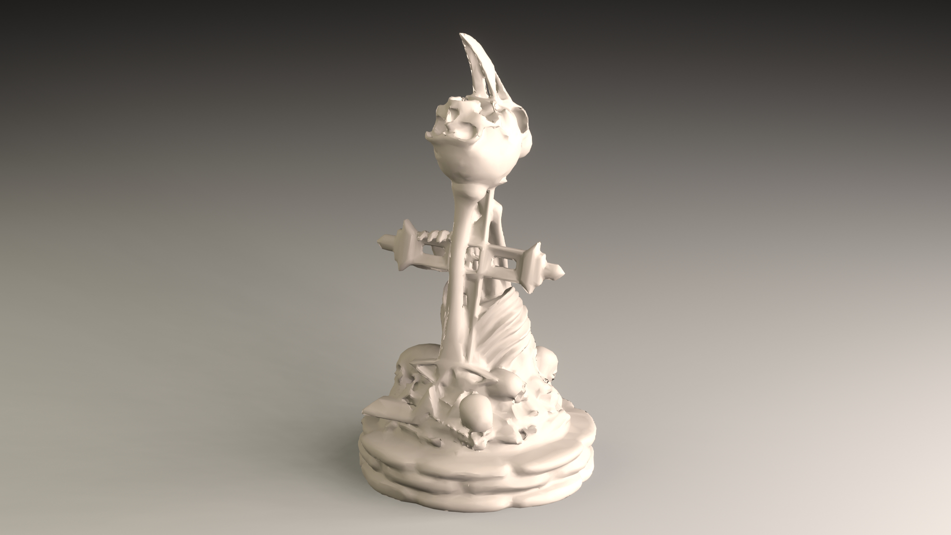 3D Skull Chess Complete Set Model - TurboSquid 1973200