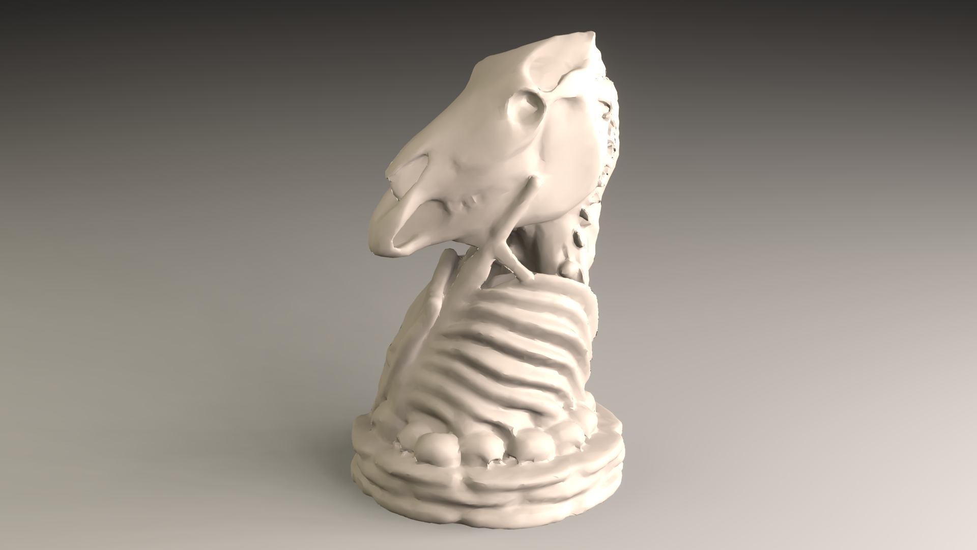 3D Skull Chess Complete Set Model - TurboSquid 1973200