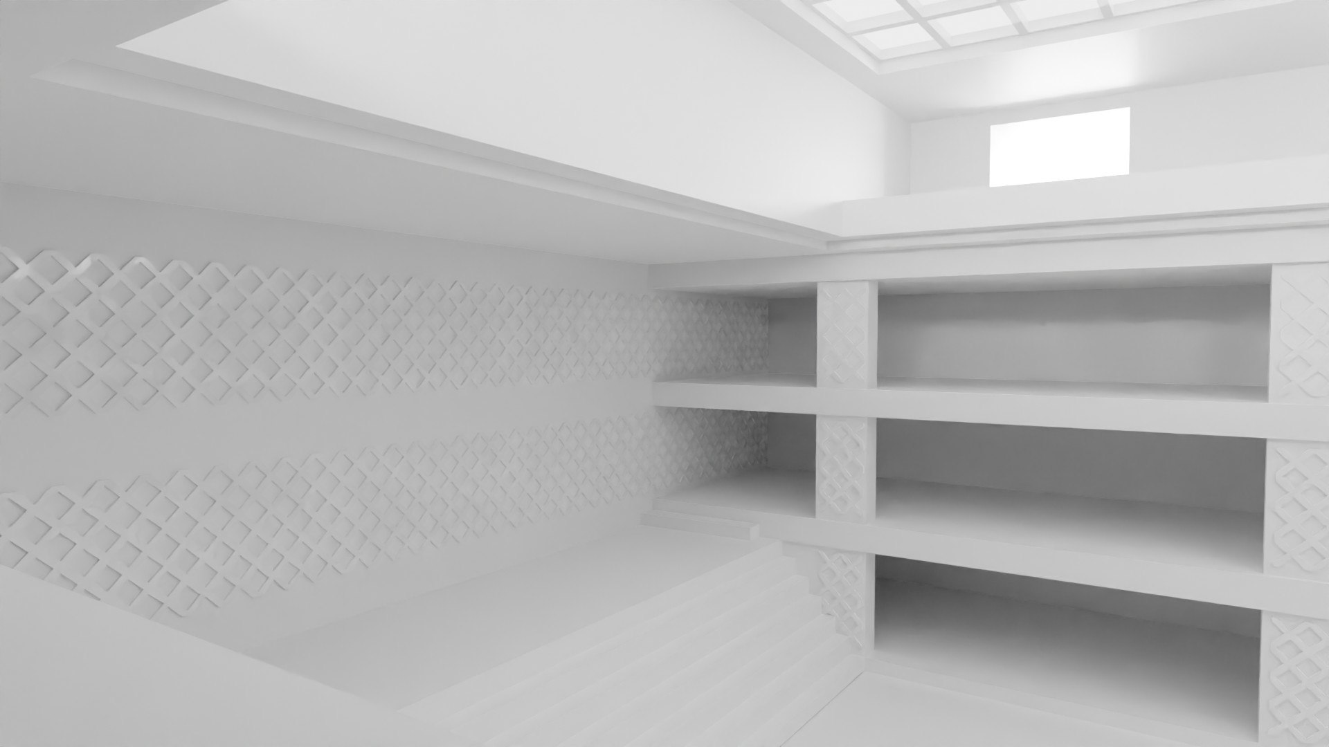 Concept Space Interior Empty Room 2 3D Model - TurboSquid 2101657