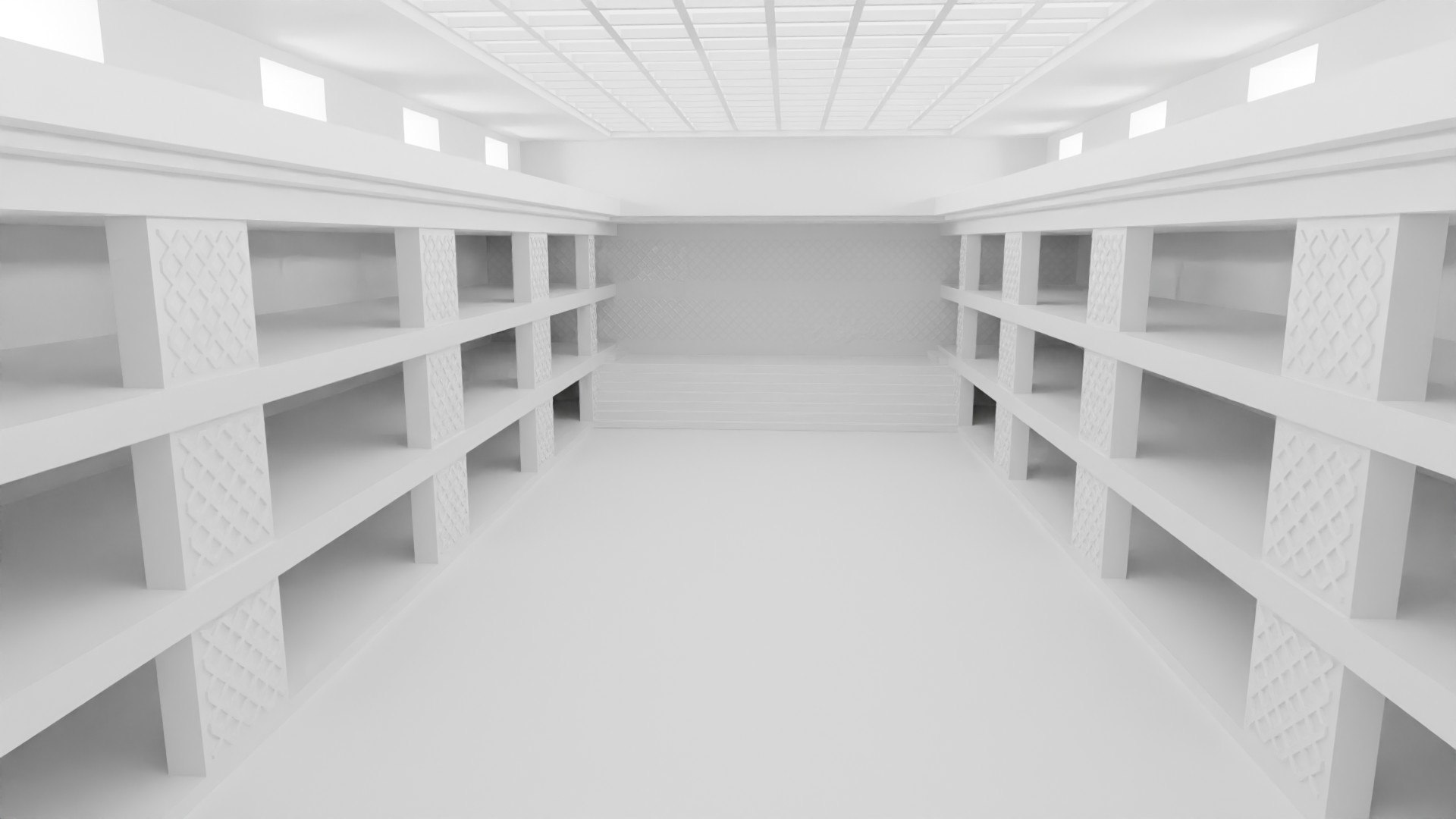 Concept Space Interior Empty Room 2 3D Model - TurboSquid 2101657