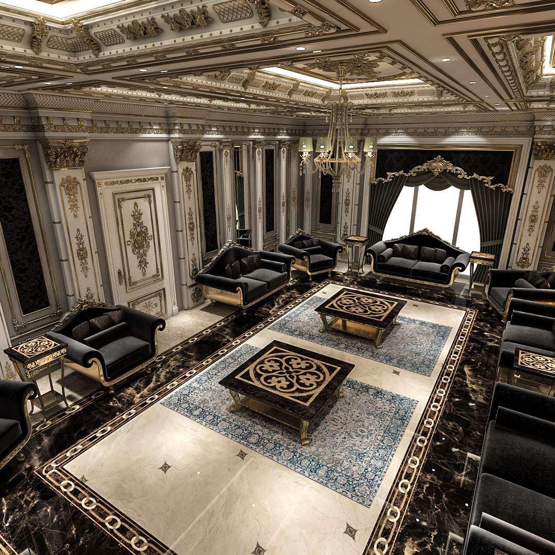 3D Classic Ceiling Furniture - TurboSquid 1413919