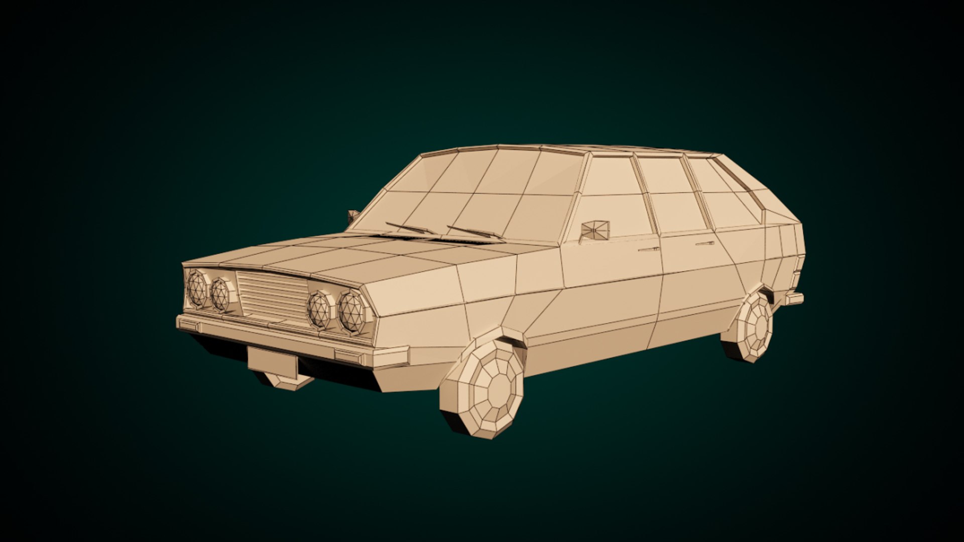 Sedan Car Ar 3D Model - TurboSquid 1384744