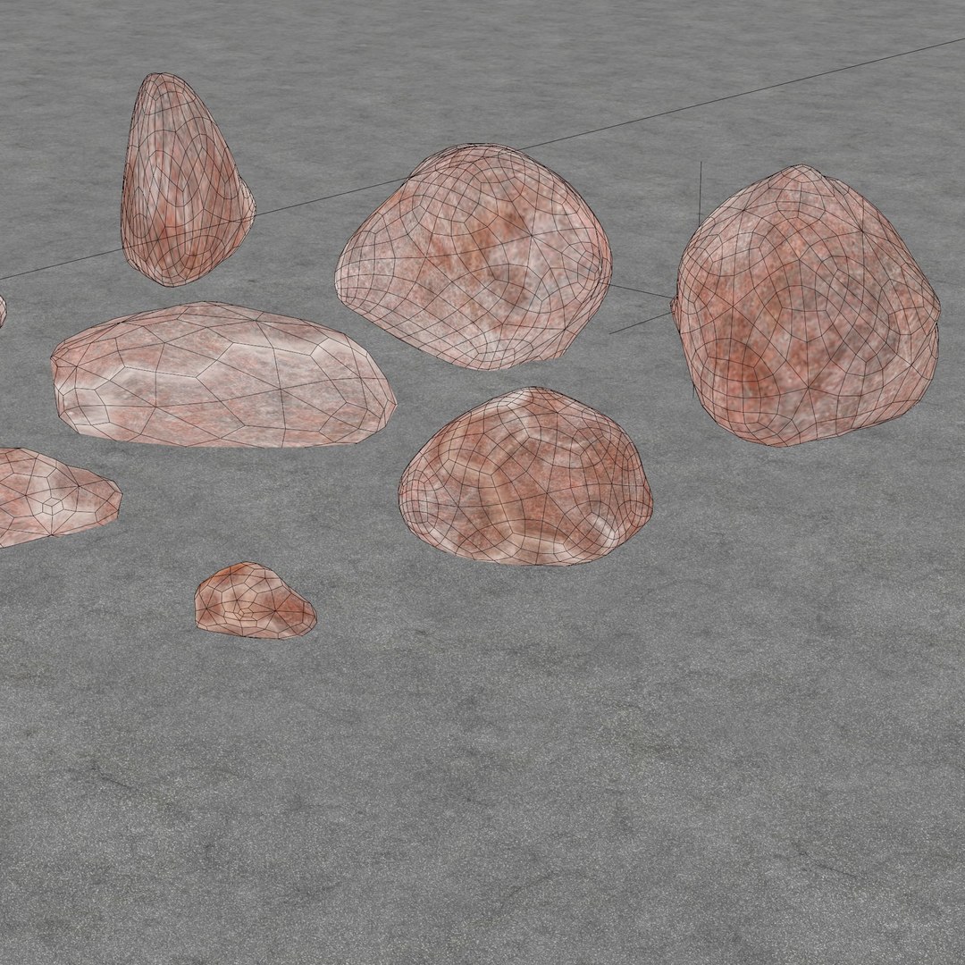 3D Set Of Rocks 3d Set Of Objects - TurboSquid 2100758