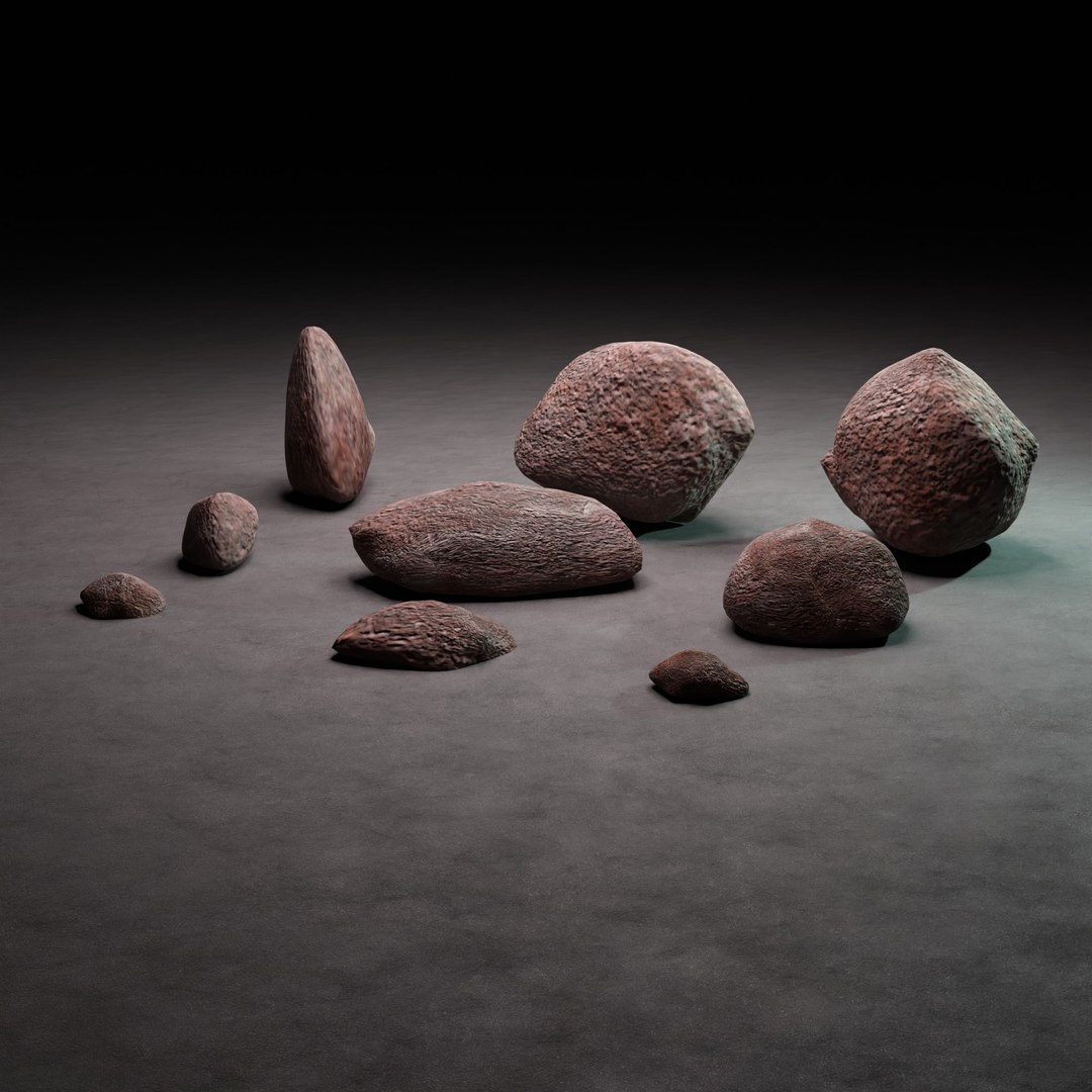3D Set Of Rocks 3d Set Of Objects - TurboSquid 2100758