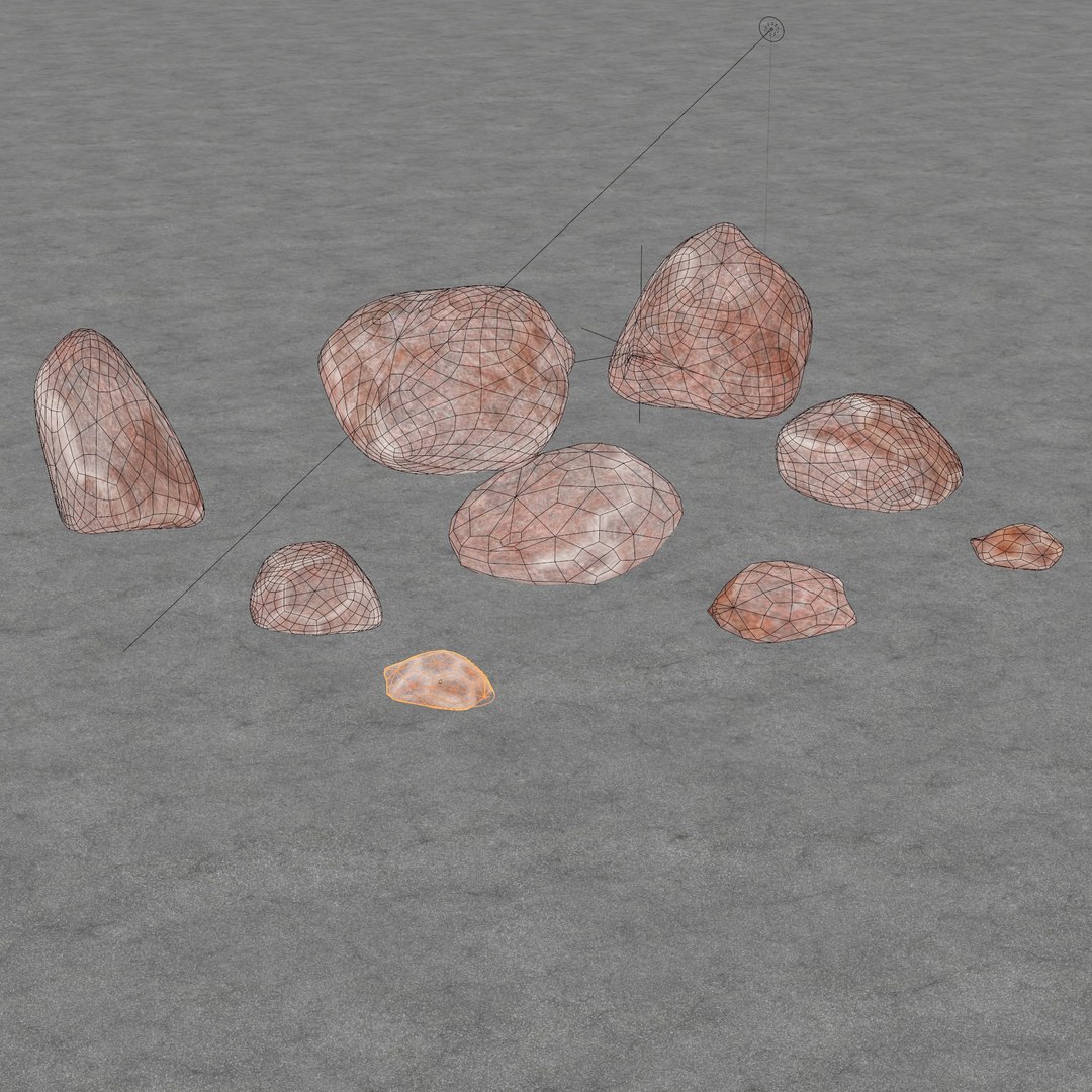 3D Set Of Rocks 3d Set Of Objects - TurboSquid 2100758