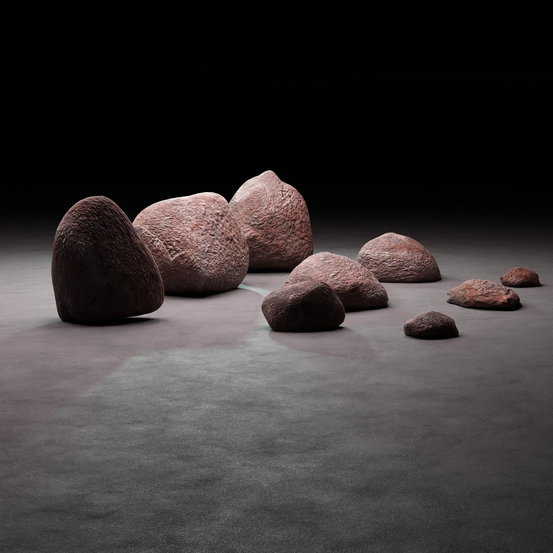 3D Set Of Rocks 3d Set Of Objects - TurboSquid 2100758