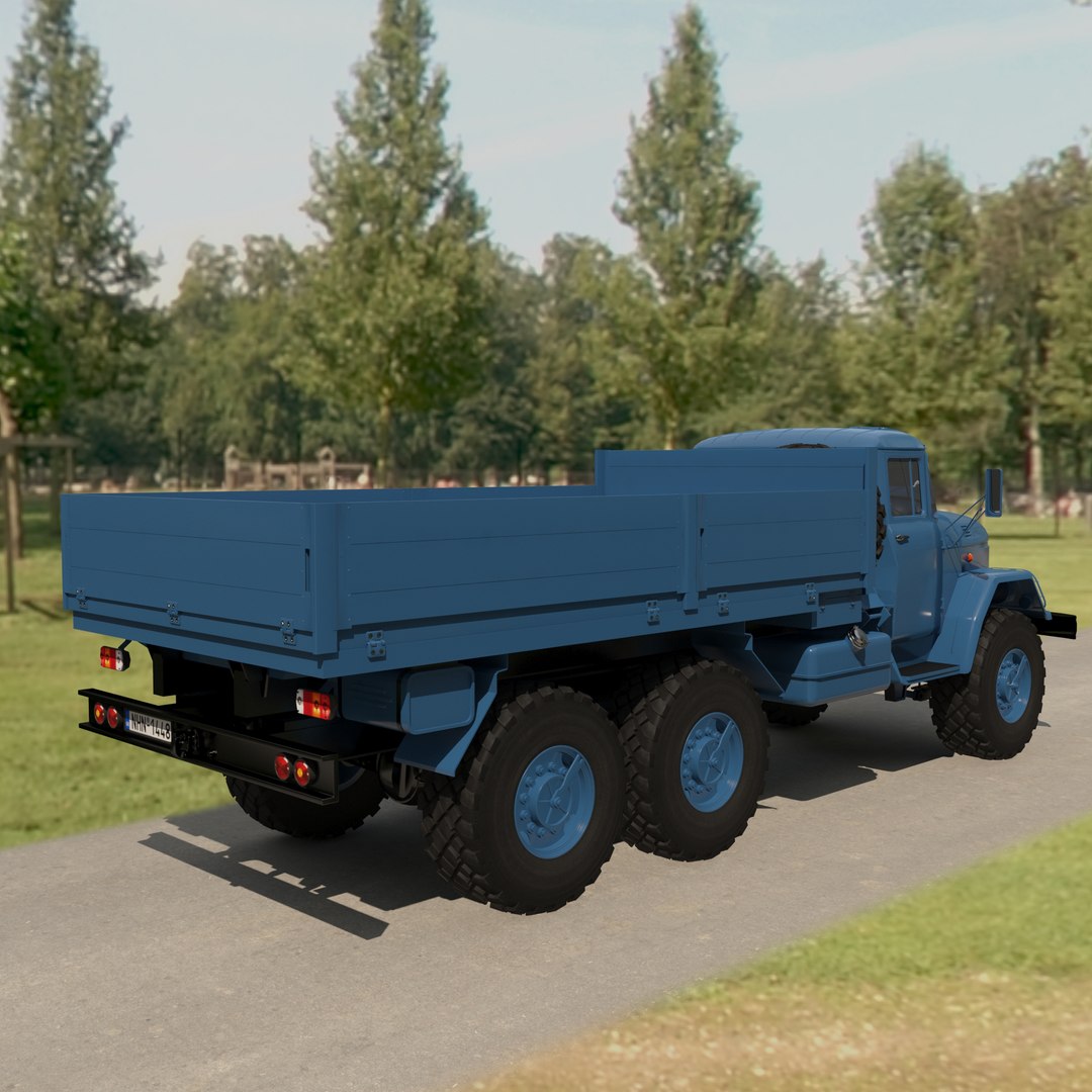 Cryengine Zil Civilian Version 3D Model - TurboSquid 1639420