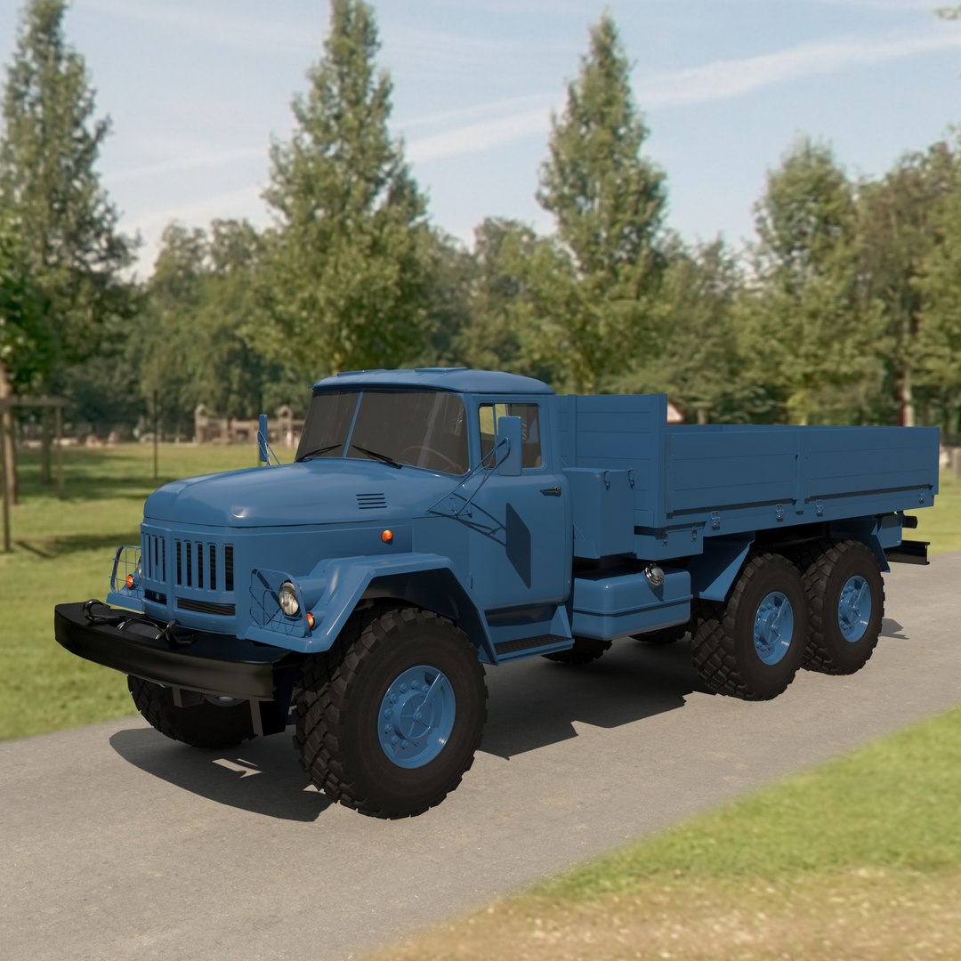 Cryengine Zil Civilian Version 3D Model - TurboSquid 1639420