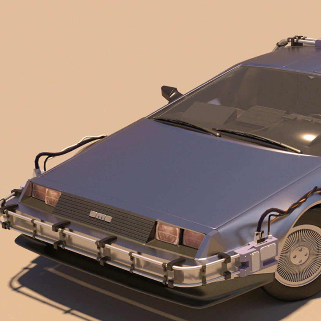 Delorean Bttf 3D Model - TurboSquid 1270833