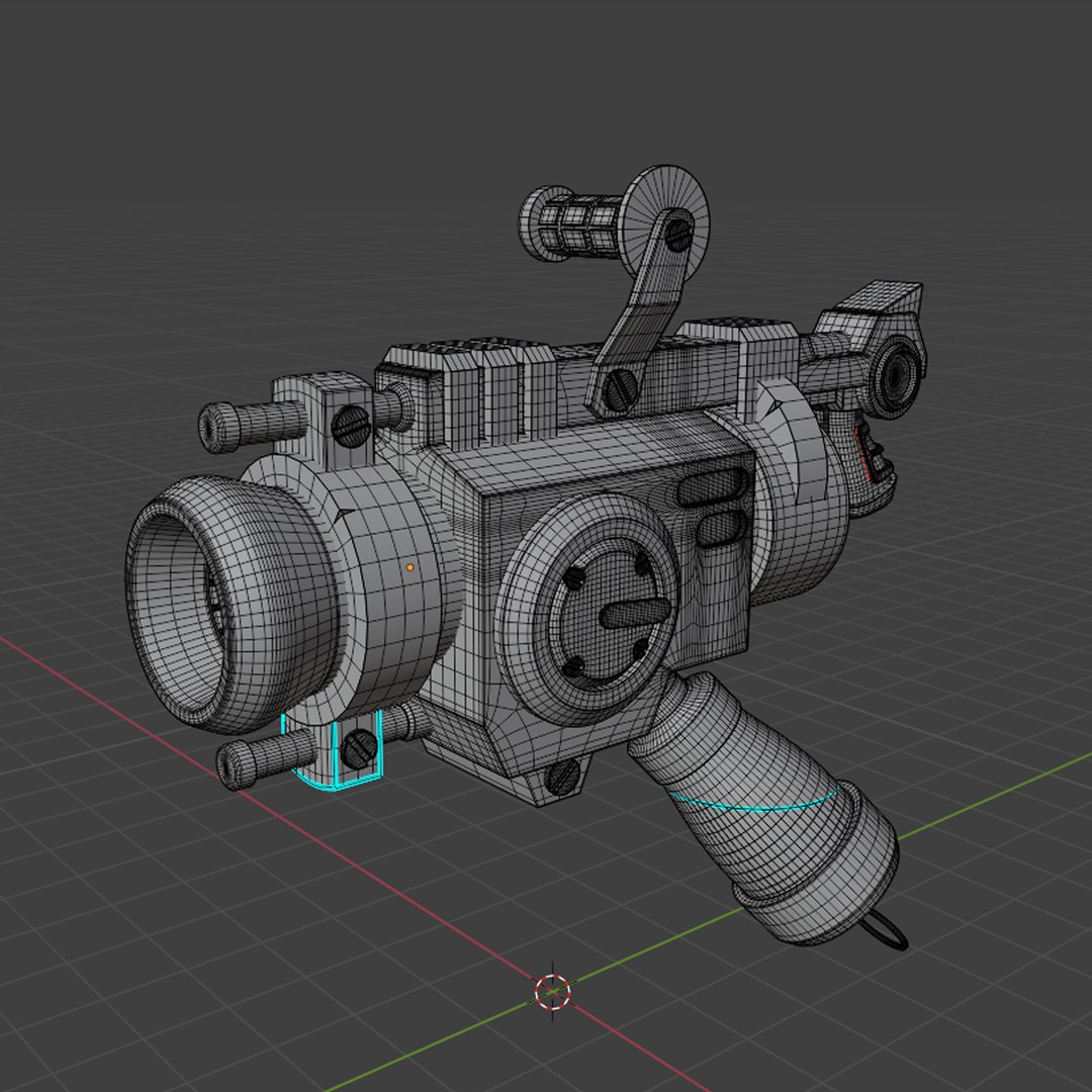 3D Tech-Gun Model - TurboSquid 2337039