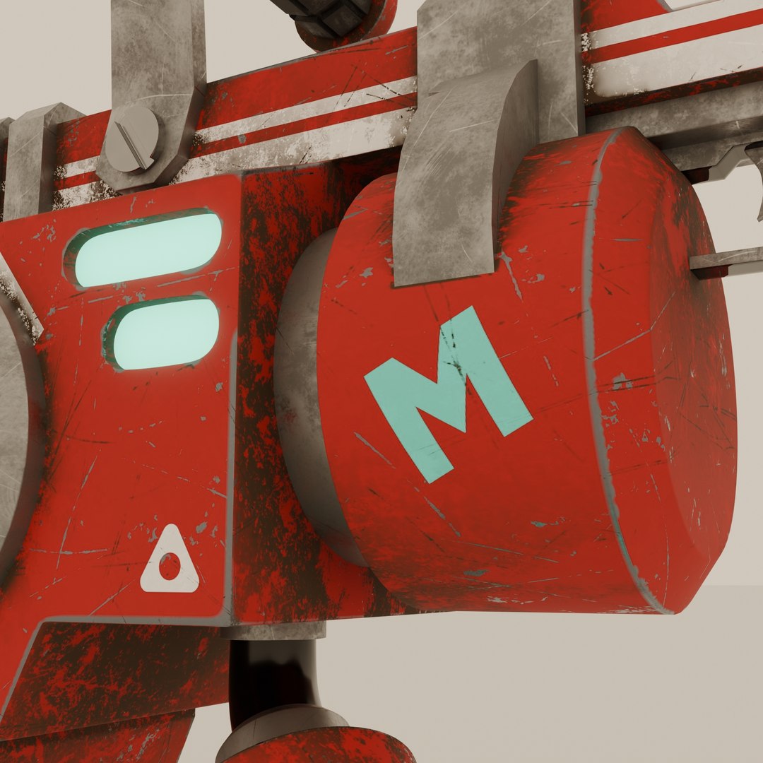 3D Tech-Gun Model - TurboSquid 2337039