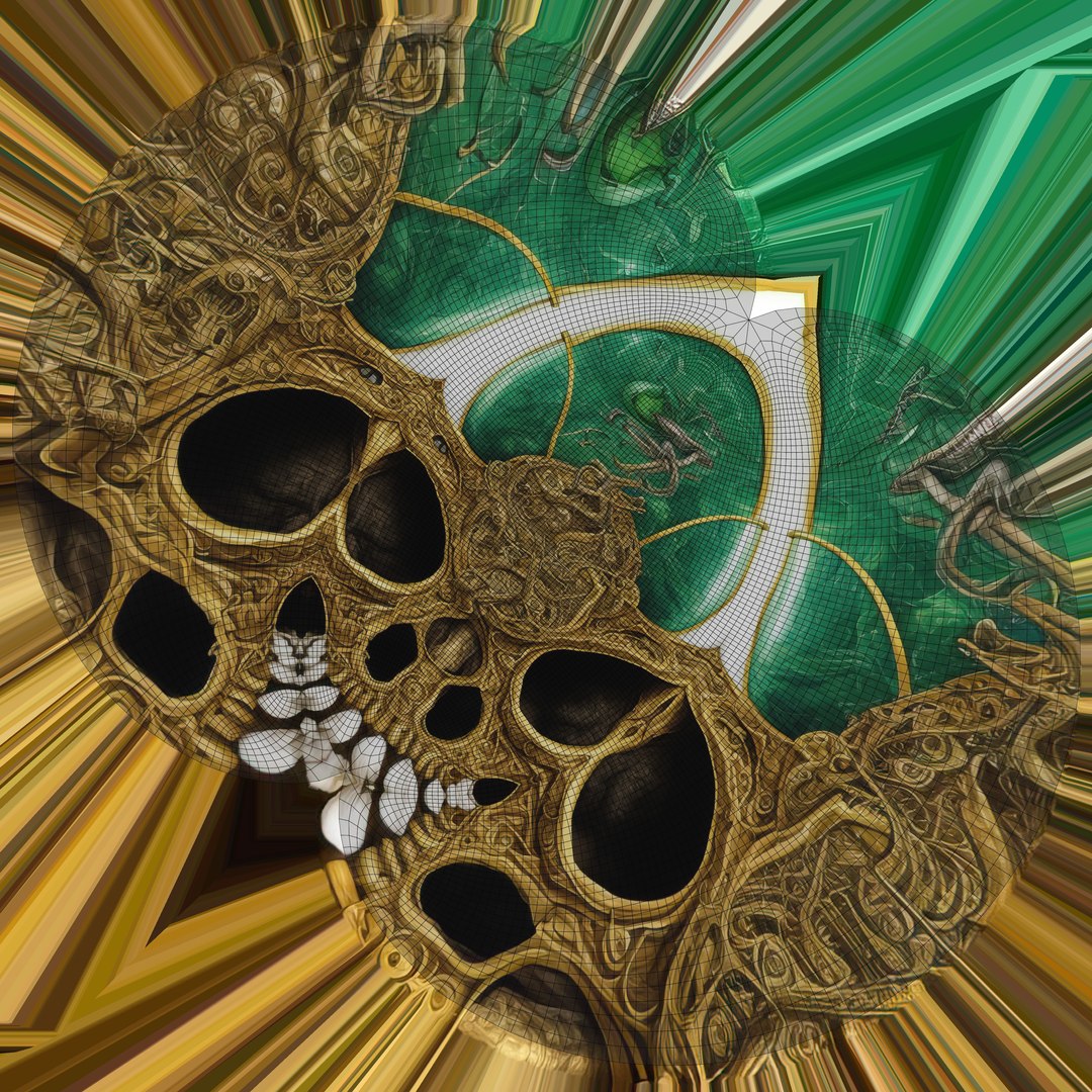 3D Glass Skull Egg - TurboSquid 1989417