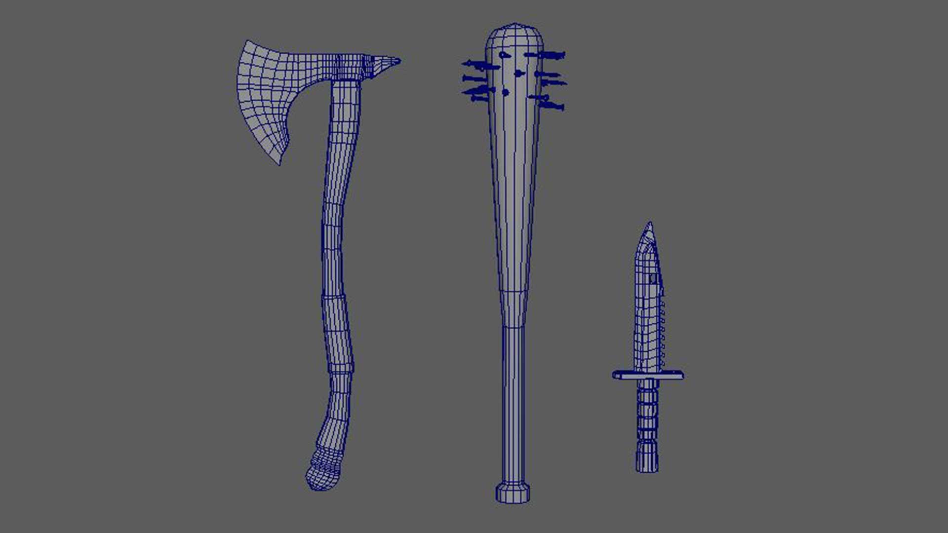 Melee Weapons Set 3D Model 3D - TurboSquid 2118366