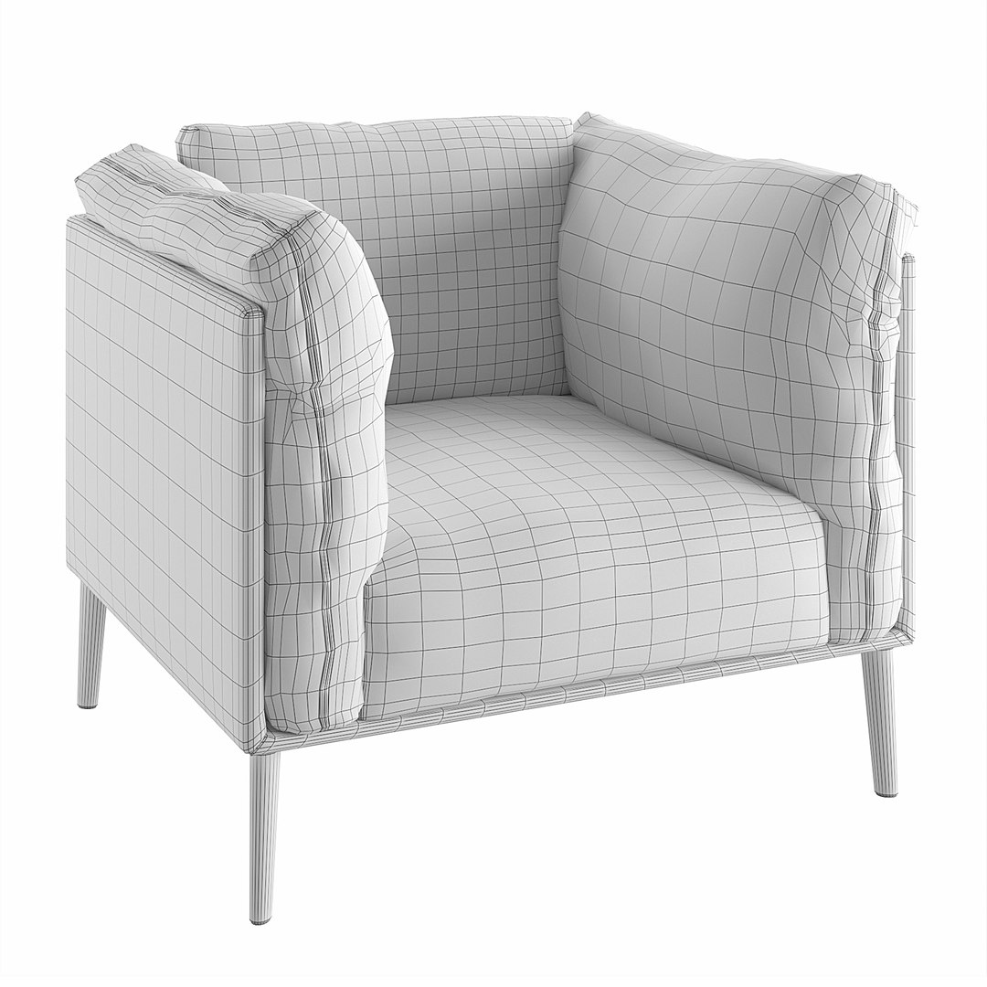 Armchair Kubi Model - TurboSquid 2262926