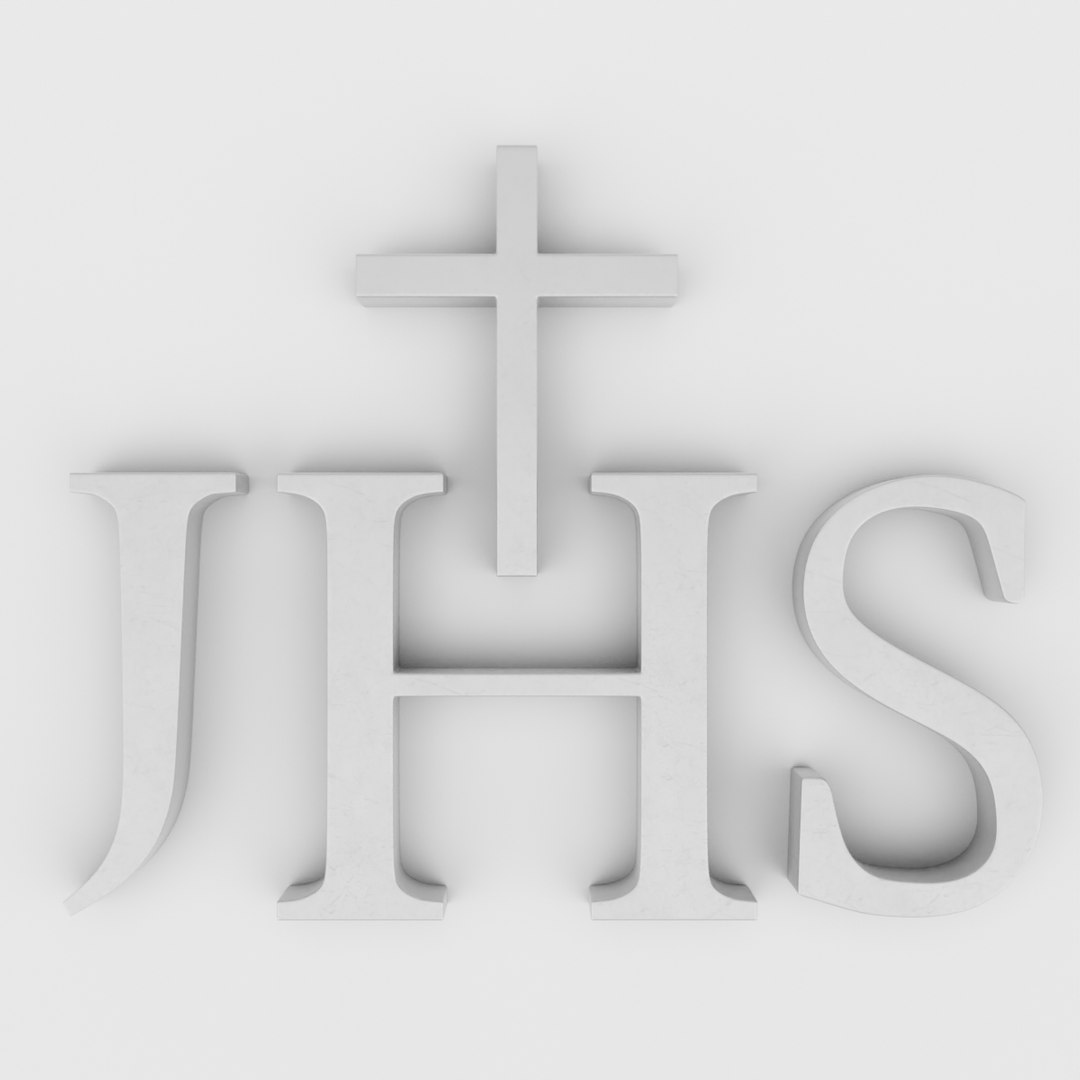 3D Symbol Christ Jhs Model - TurboSquid 1623225