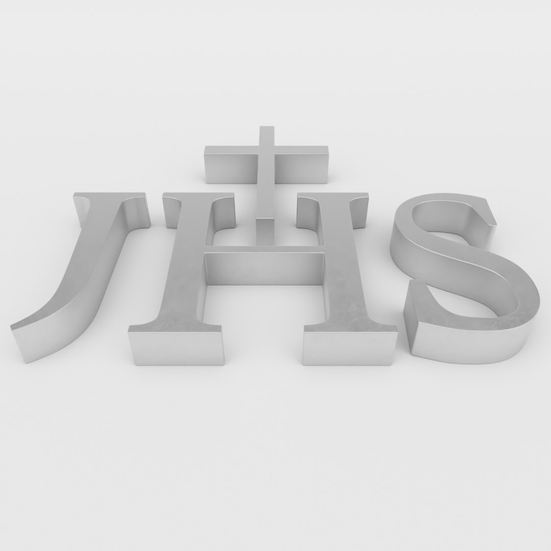 3D Symbol Christ Jhs Model - TurboSquid 1623225