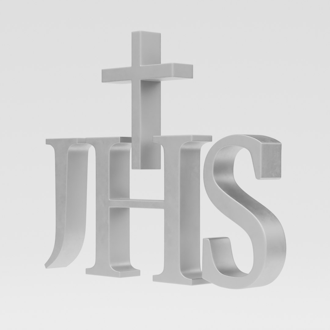 3D Symbol Christ Jhs Model - TurboSquid 1623225