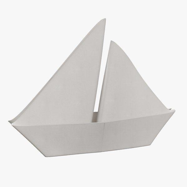 modelo 3d Barco de papel 02 - TurboSquid 2181724