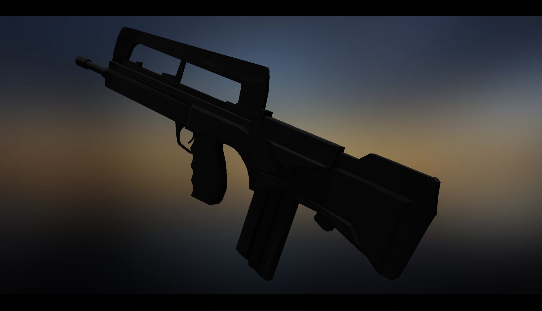 Famas Rifle 3D Model - TurboSquid 1392757