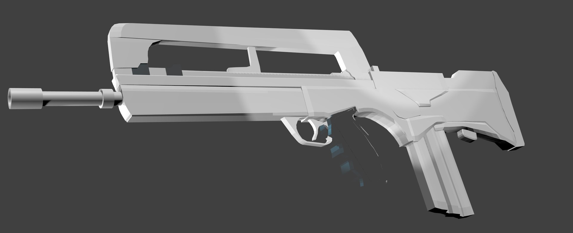 Famas Rifle 3D Model - TurboSquid 1392757