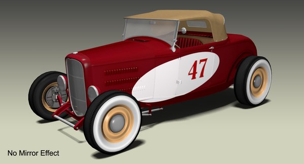 3D hot rod model - TurboSquid 1330102