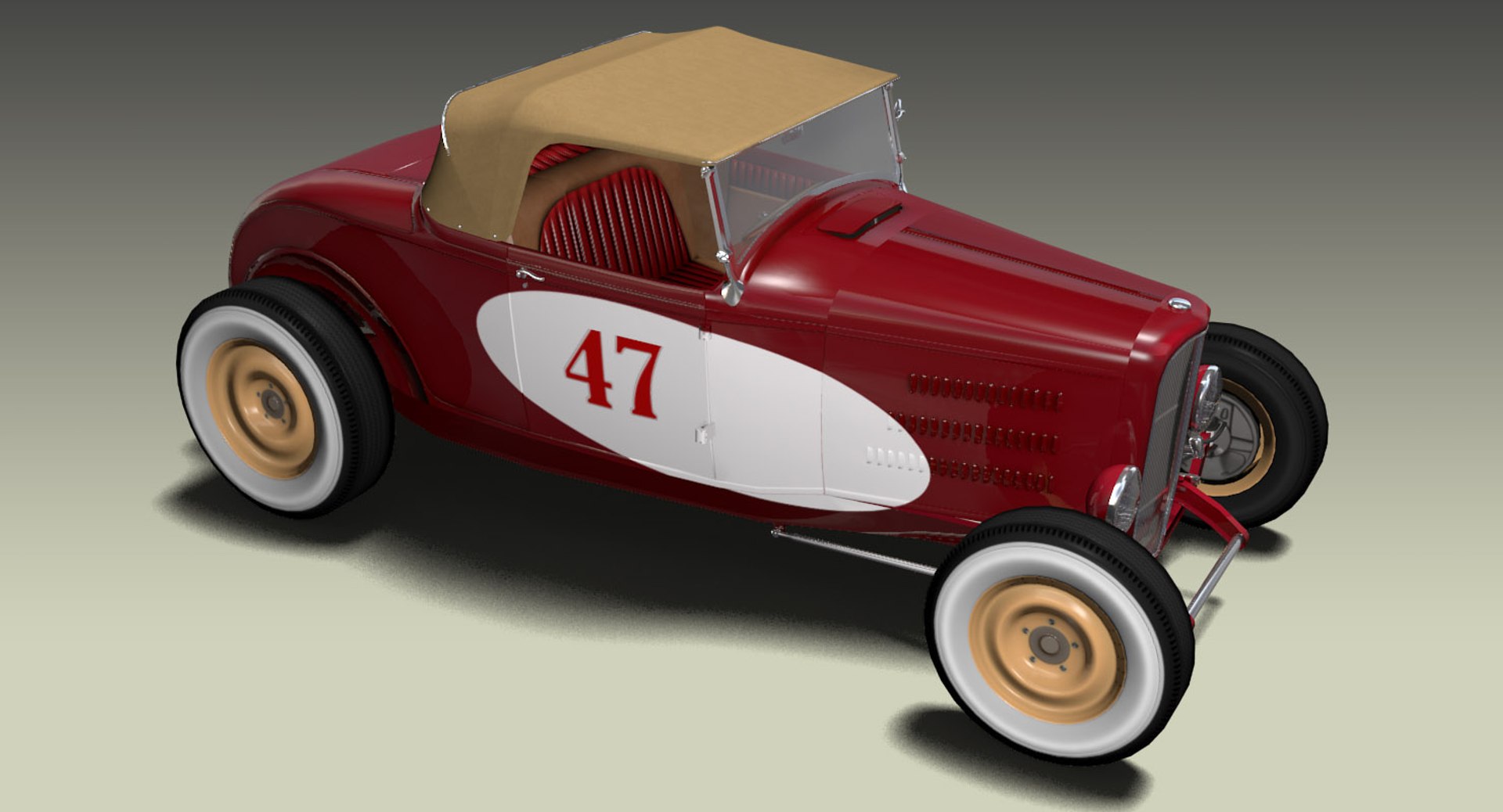 3D Hot Rod Model - TurboSquid 1330102