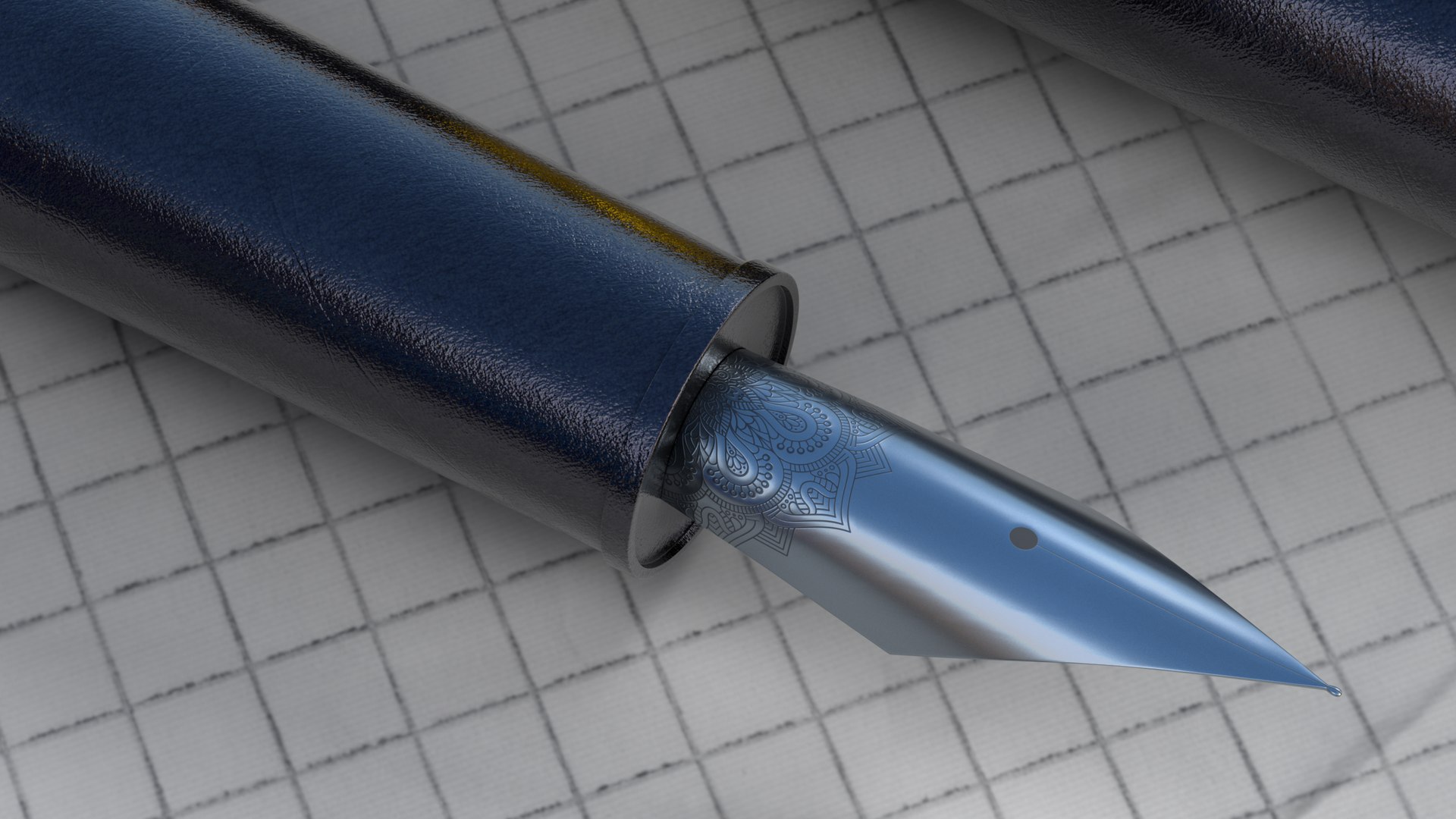Fountain Pen 3D - TurboSquid 2139993