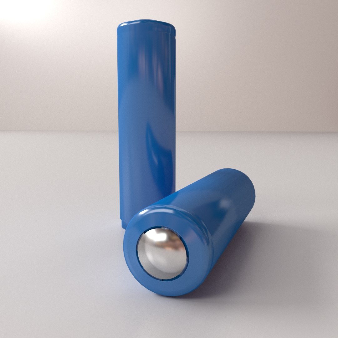 Lithium Ion 18650 Battery 3D - TurboSquid 1847714