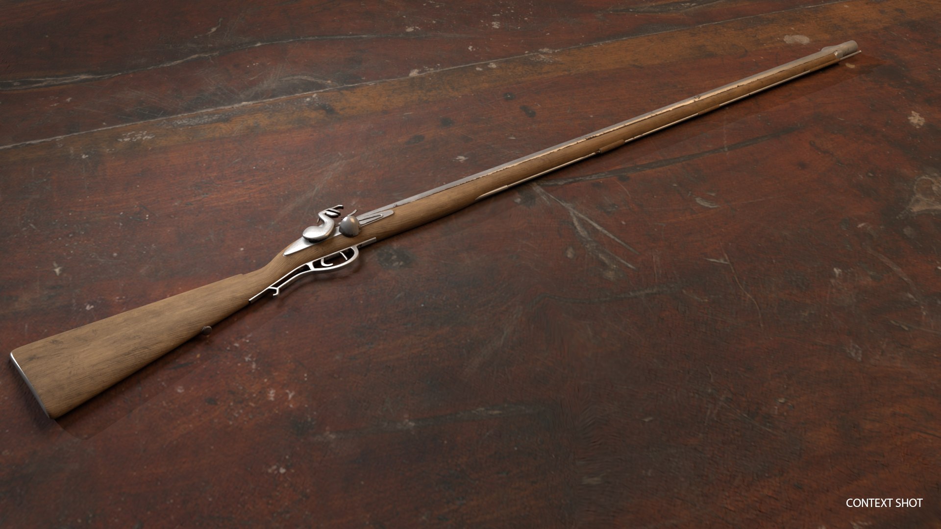 MUSKET PBR 3D - TurboSquid 1997760