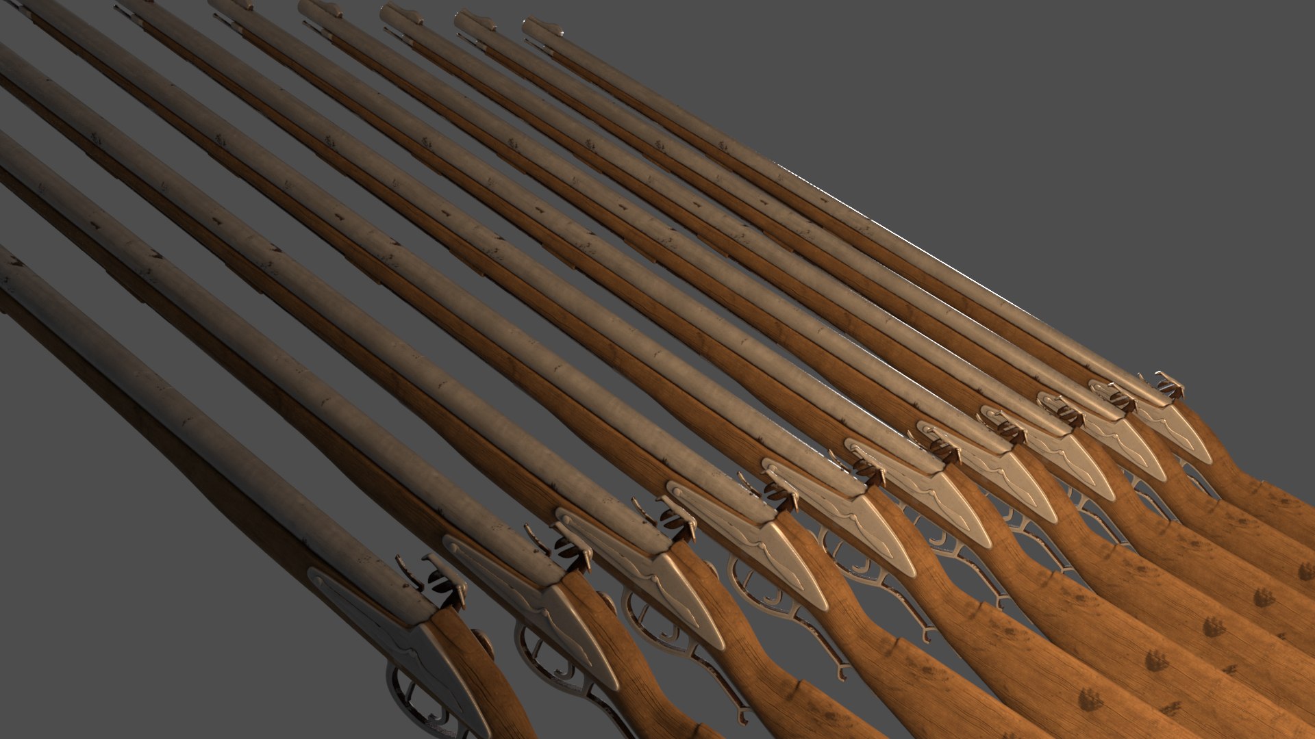 MUSKET PBR 3D - TurboSquid 1997760